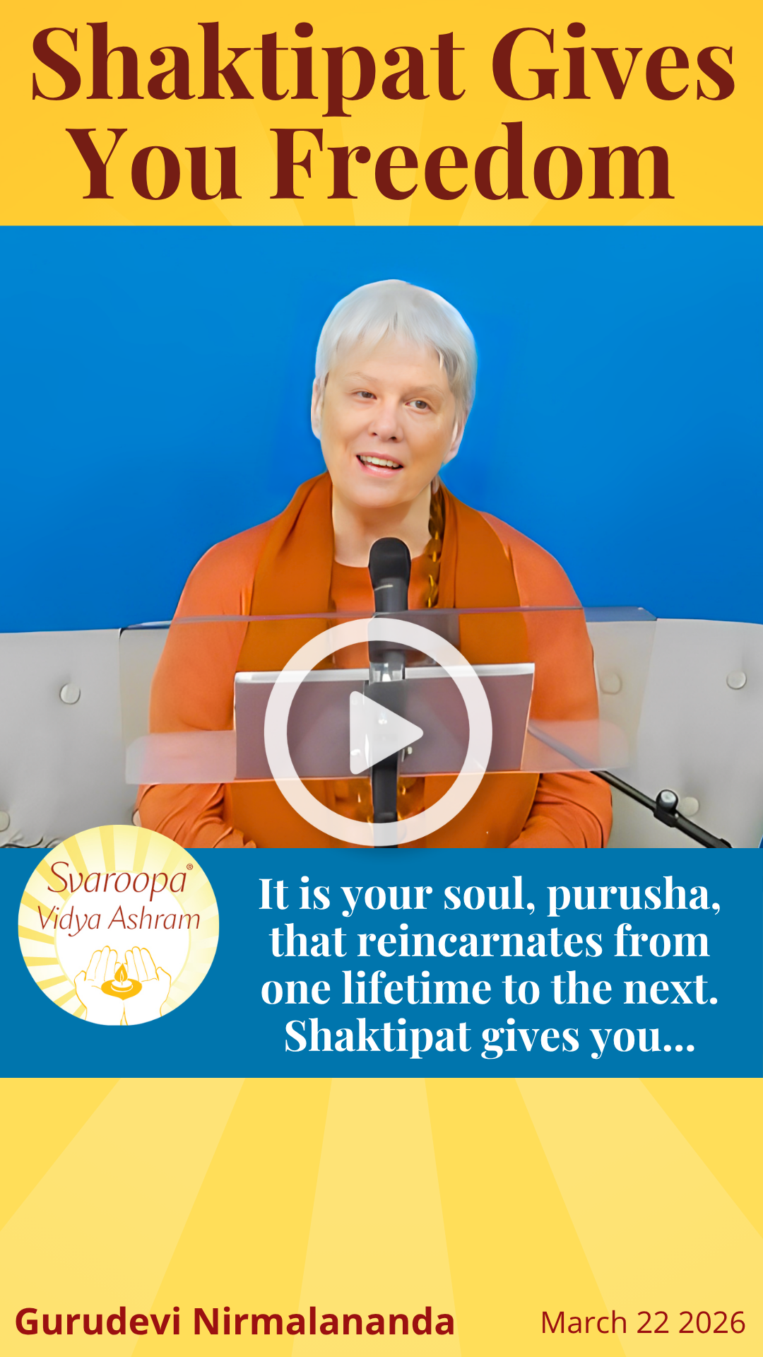 Shaktipat Gives You Freedom | SVA Blog